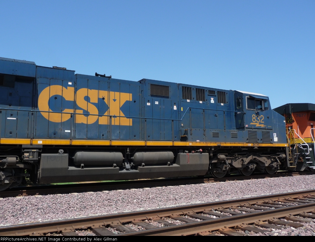 CSX 832 Westbound